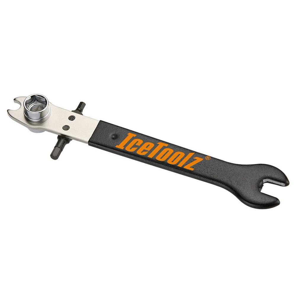 IceToolz 34T2 15mm Bike Pedal Wrench with 5/6mm Allen Hex Heads – Sprocket & Gear