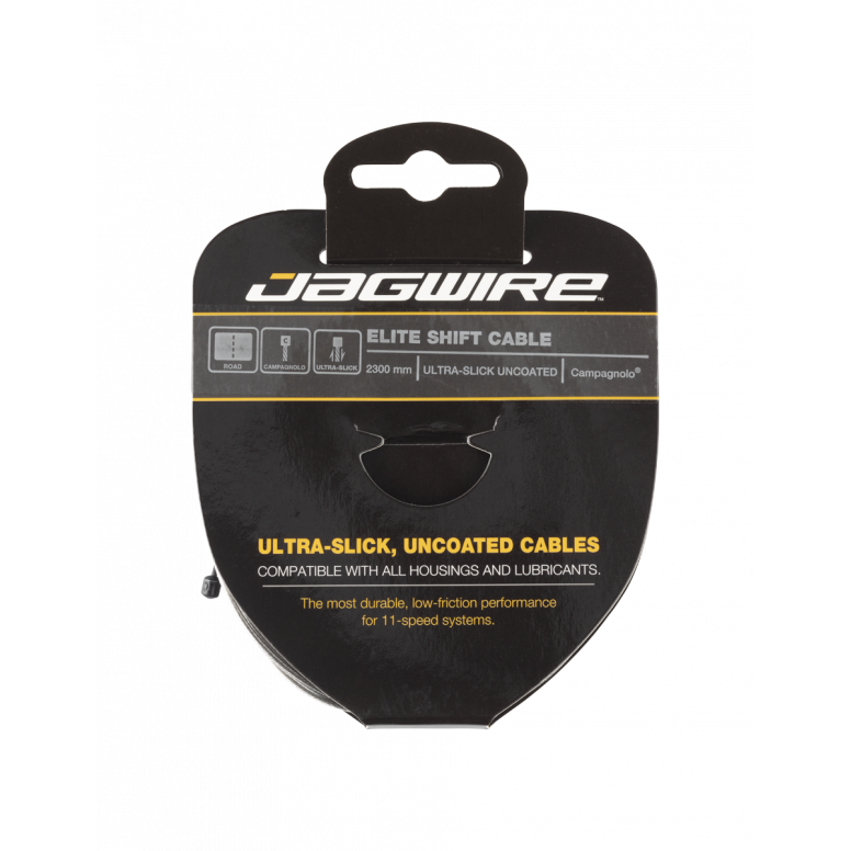 Jagwire Elite Shift Gear Cable - Polished Ultra-Slick Stainless ...
