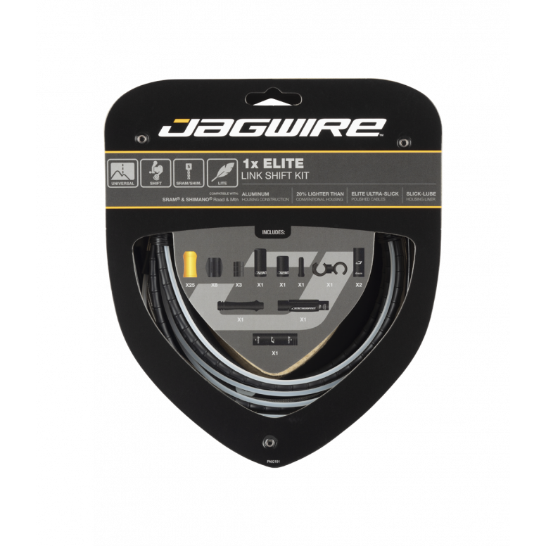 Jagwire Elite Link Shift Gear Cable Kit 1x – Sprocket & Gear