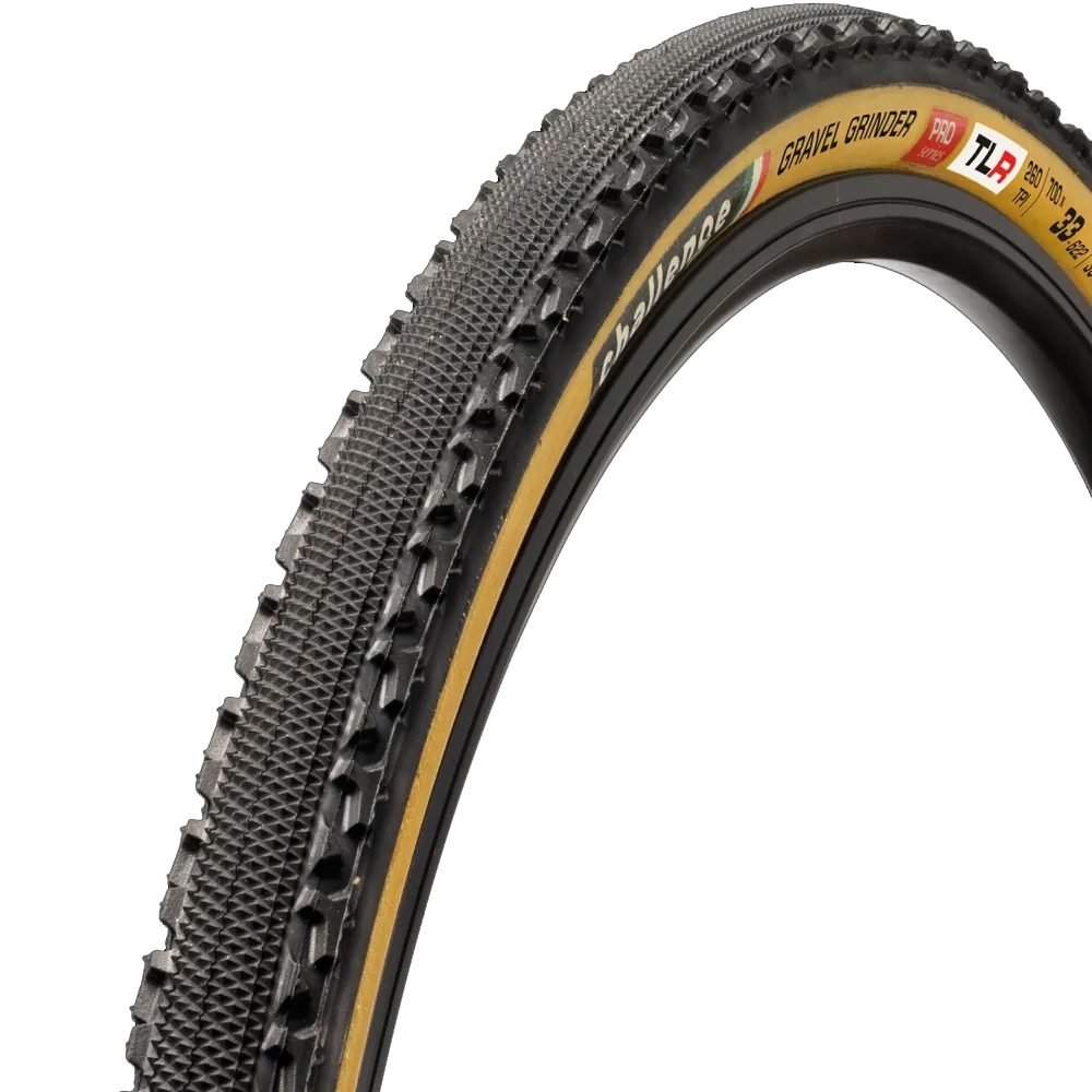 Challenge Gravel Grinder Pro Handmade Tubeless Gravel Tyre Tan 260tpi ...