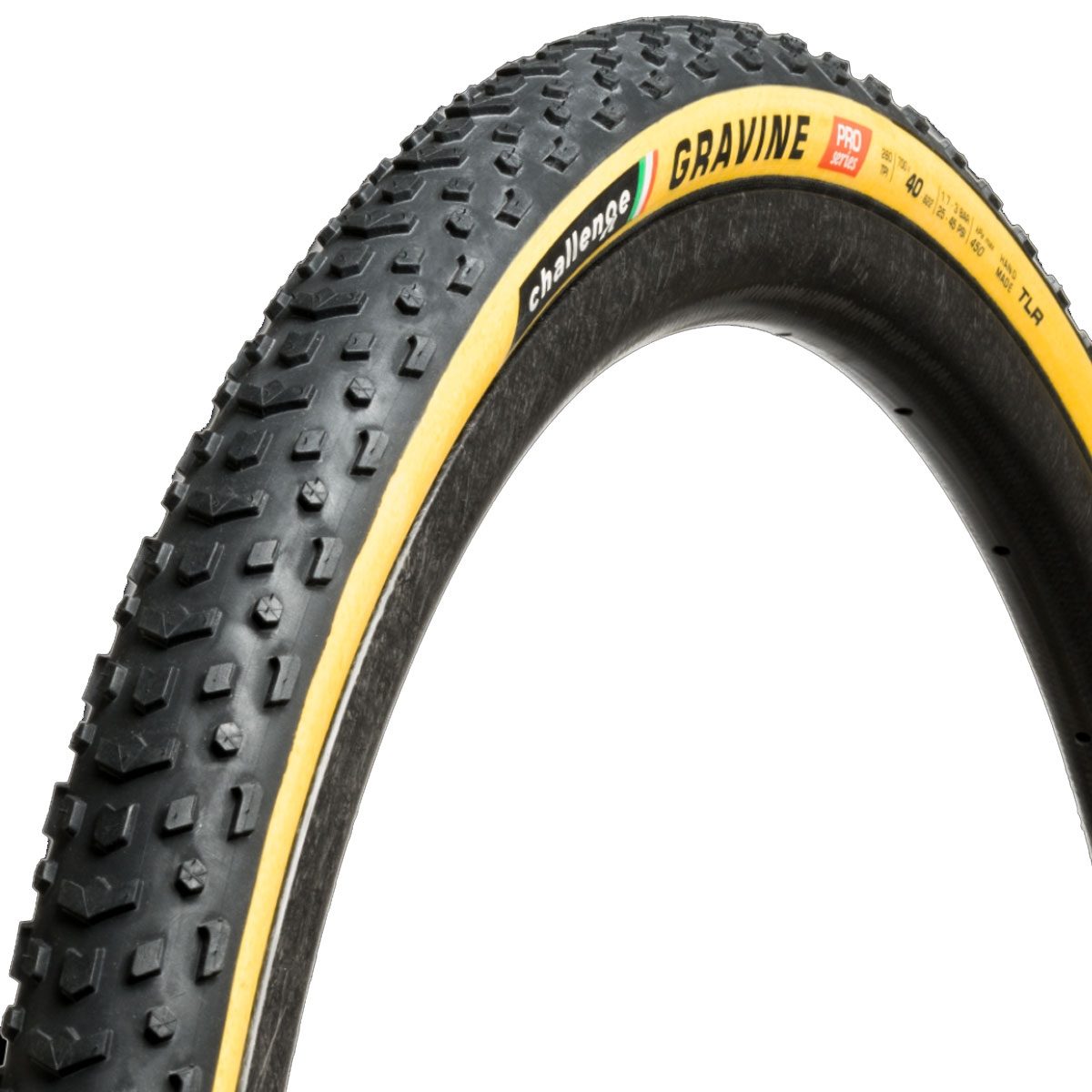 Challenge Gravine Pro Handmade Tubeless Gravel Tyre Tan 260tpi ...