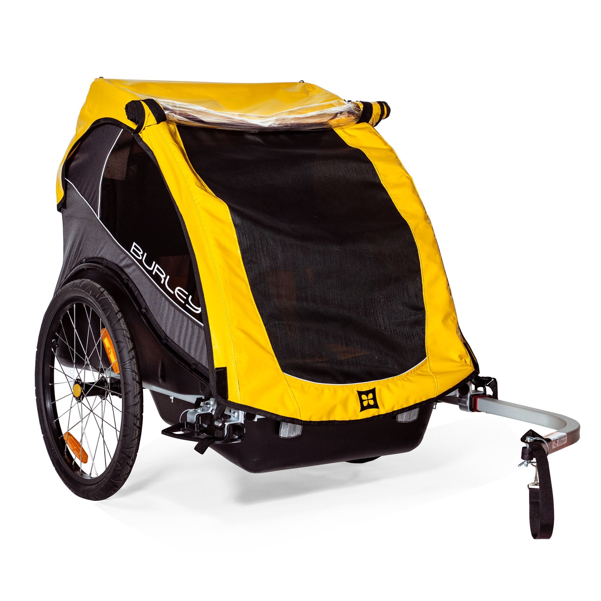 Burley Rental Cub Yellow Double Bike Trailer – Sprocket & Gear