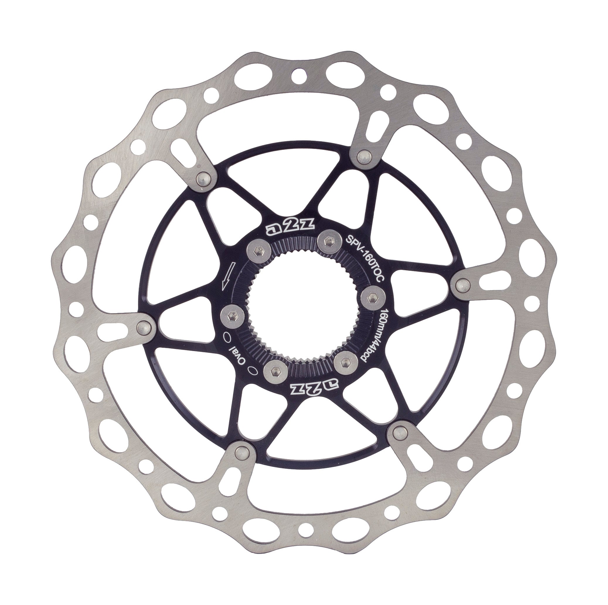 A2Z Teppan Yaki SP5 Centre Lock MTB Disc Rotor Coloured Wavey Floating ...