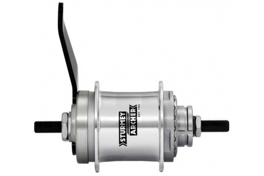 Sturmey Archer Hub 2-Speed Kick Shift Coaster Brake 32H Silver ...